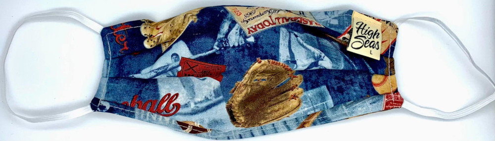 100% cotton Hawaiian Print Face masks- Made in USA