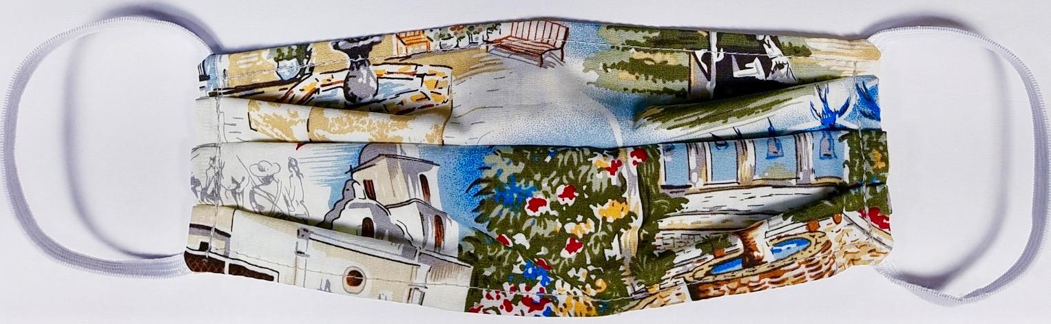 Hawaiian Print Face masks for Men, Women, and Children Made in USA of ...