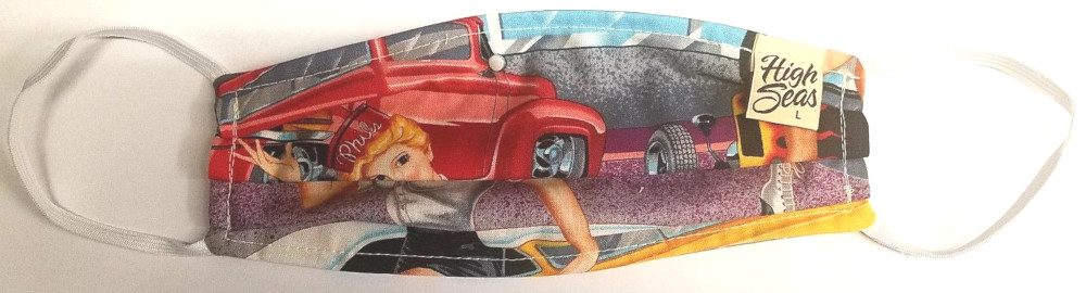 Hawaiian Print Face masks for Men, Women, and Children Made in USA of ...