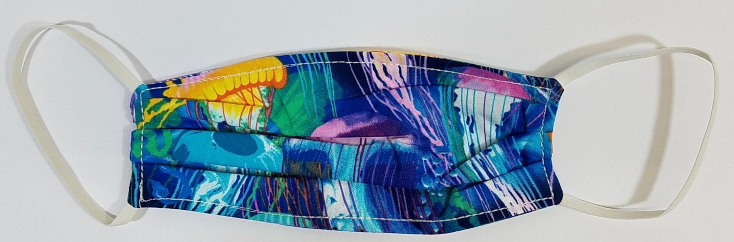 Jellyfish Aloha Safety Mask 100% Cotton Made in USA